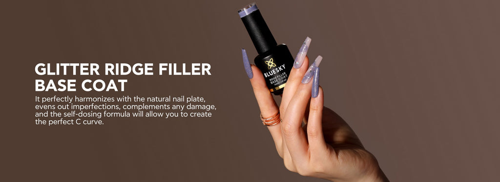 Glitter Ridge Filler Base Coat – BLUESKY